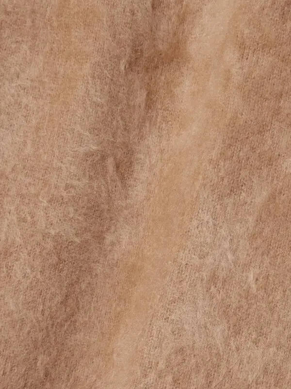 LISA YANG Asta Brushed-cashmere Midi Skirt - Brown