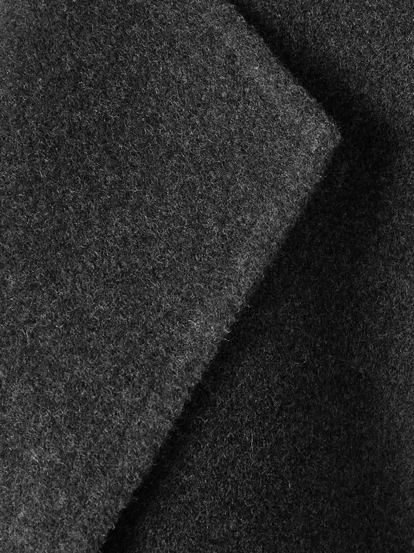 Khaite Jelson Belted Wool-felt Coat - Gray