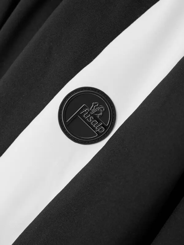 Fusalp Negam Logo-appliquéd Striped Base Layer - Black