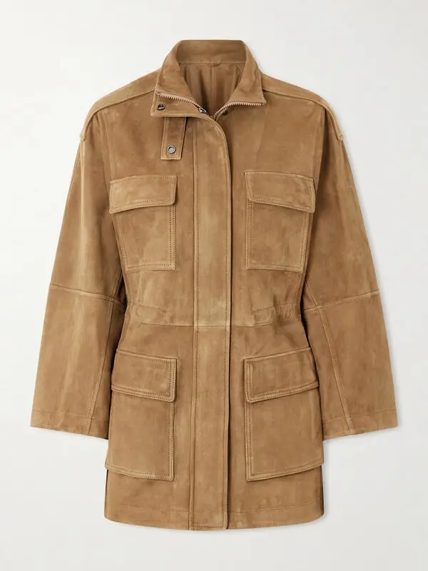Brunello Cucinelli Suede Safari Jacket