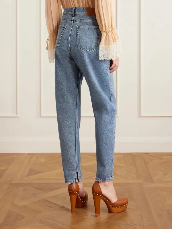 Chloé Organic High-rise Boyfriend Jeans