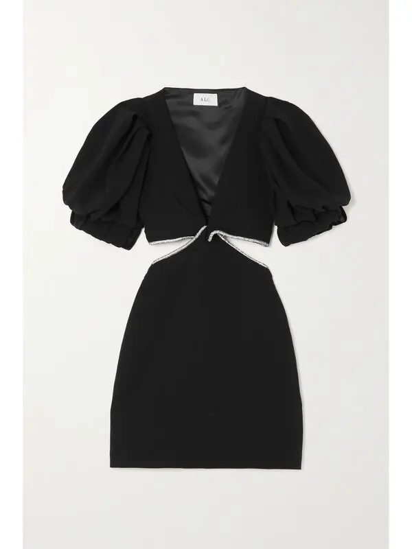 A.L.C. Hazel Crystal-embellished Mini Dress