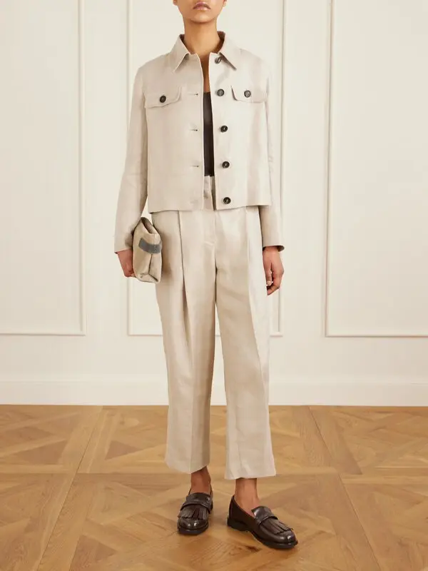 Brunello Cucinelli Linen-twill Jacket