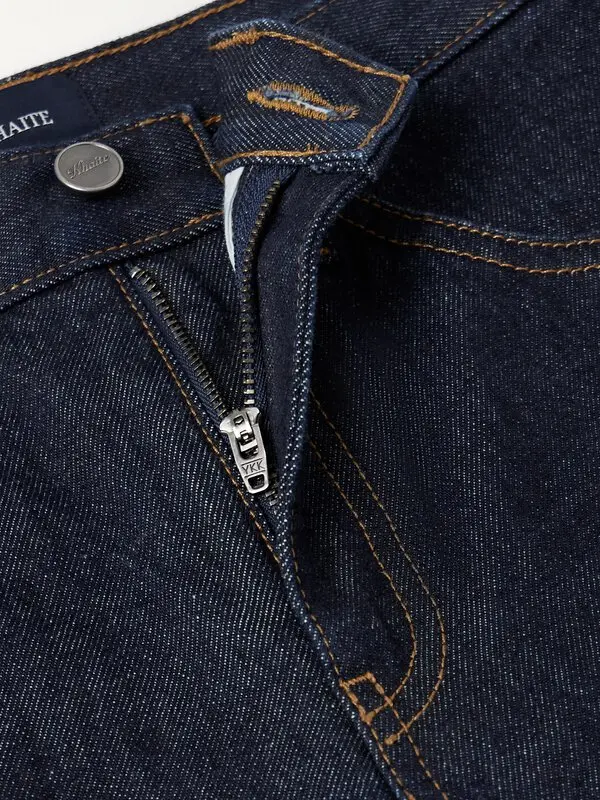 Khaite Farley High-rise Straight-leg Jeans - Blue