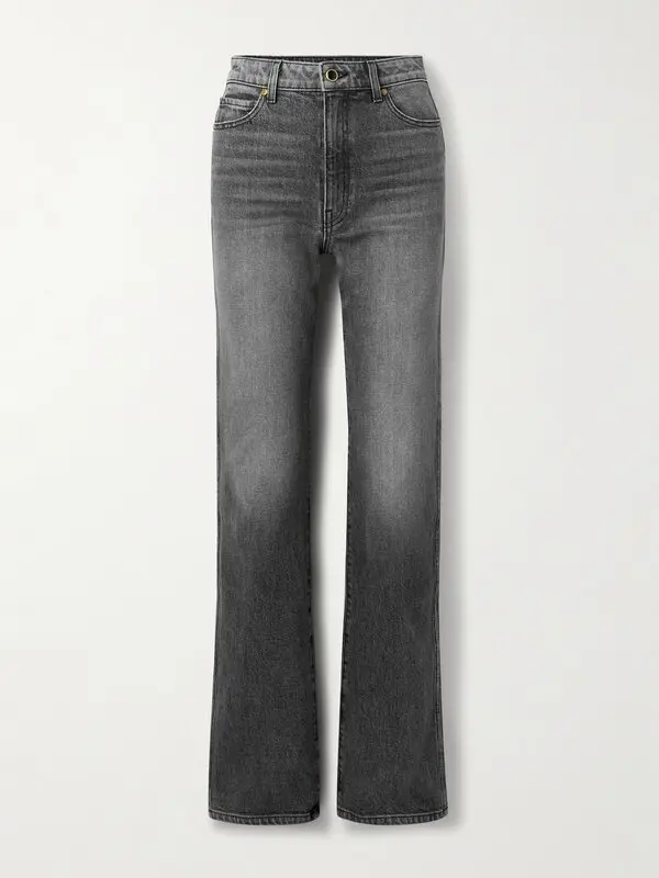 Khaite Danielle Stretch High-rise Slim-leg Jeans