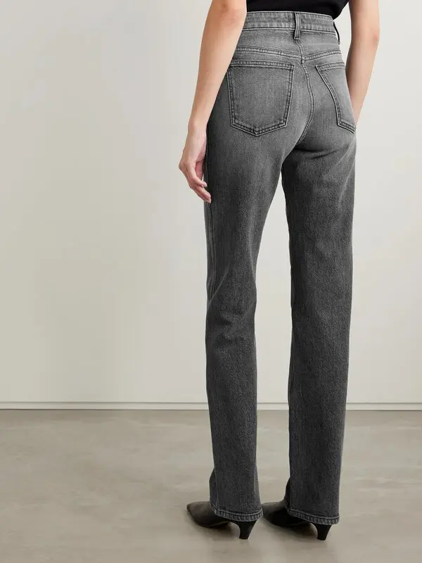 Khaite Danielle Stretch High-rise Slim-leg Jeans