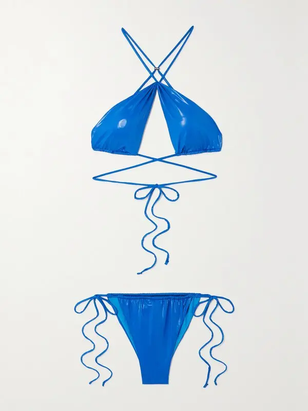 Attico Metallic Bikini