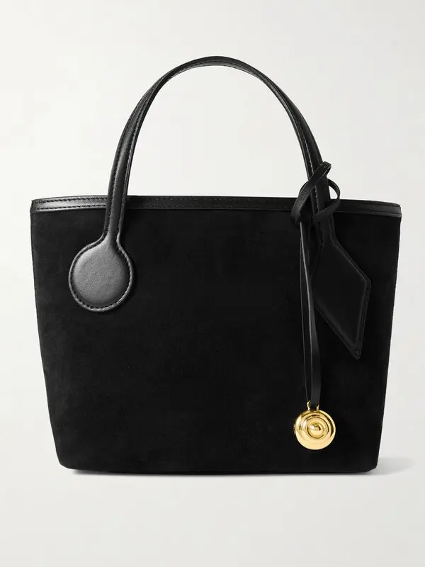 LIFFNER Sprout Micro Embellished Suede Tote