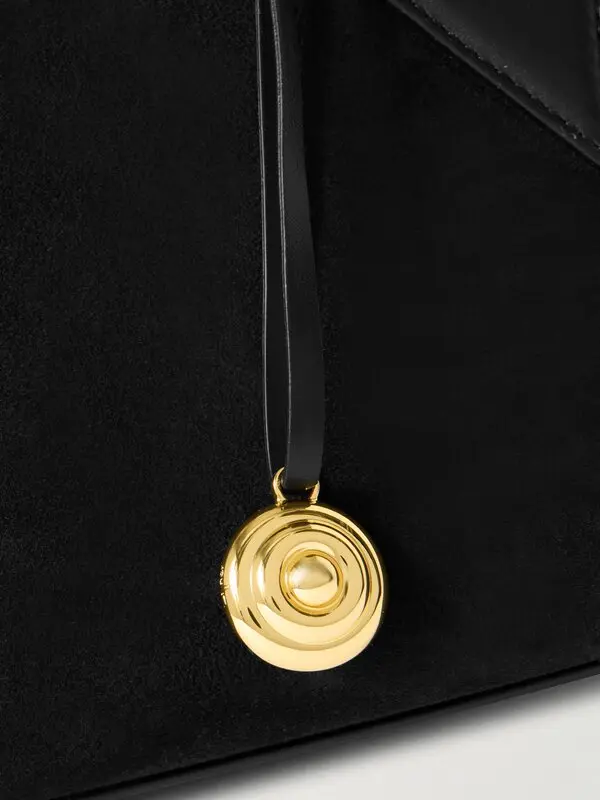 LIFFNER Sprout Micro Embellished Suede Tote