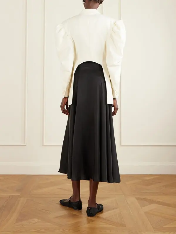 Simone Rocha Woven Open-back Blazer