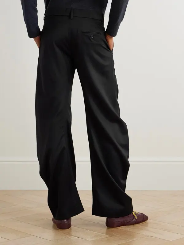 Acne Studios Wool Wide-leg 'patty' Pants