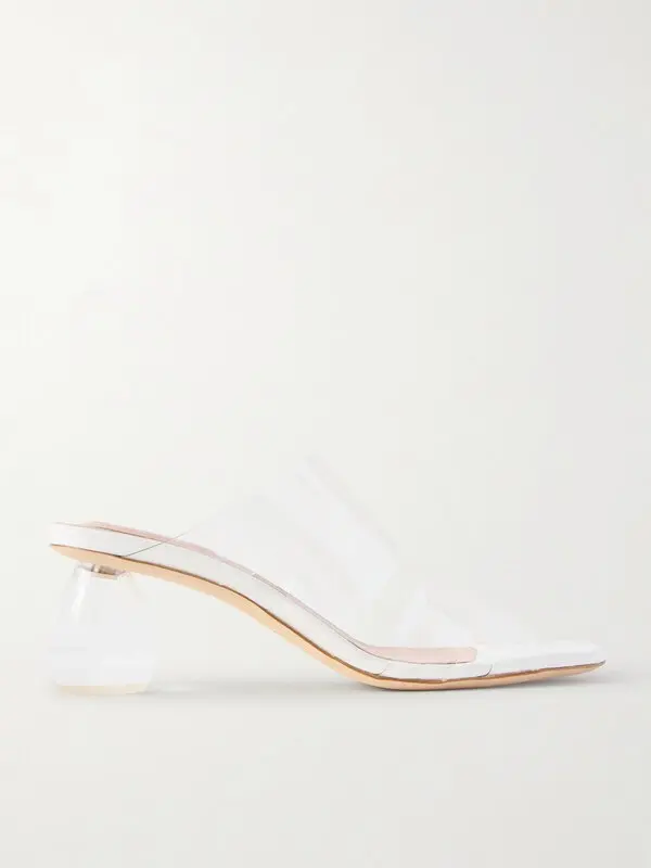 Simone Rocha Vinyl Mules - Neutrals