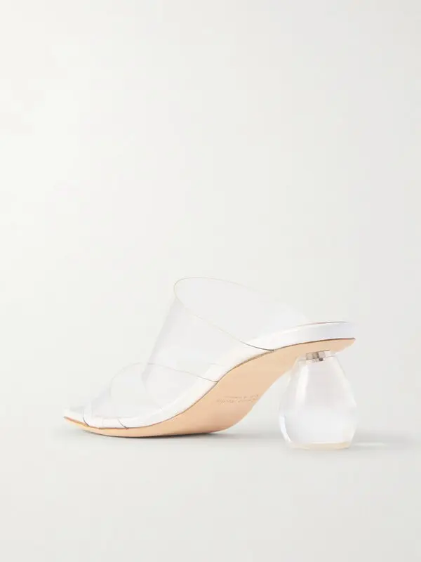 Simone Rocha Vinyl Mules - Neutrals