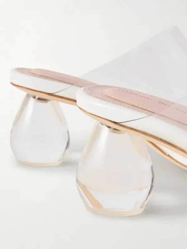 Simone Rocha Vinyl Mules - Neutrals