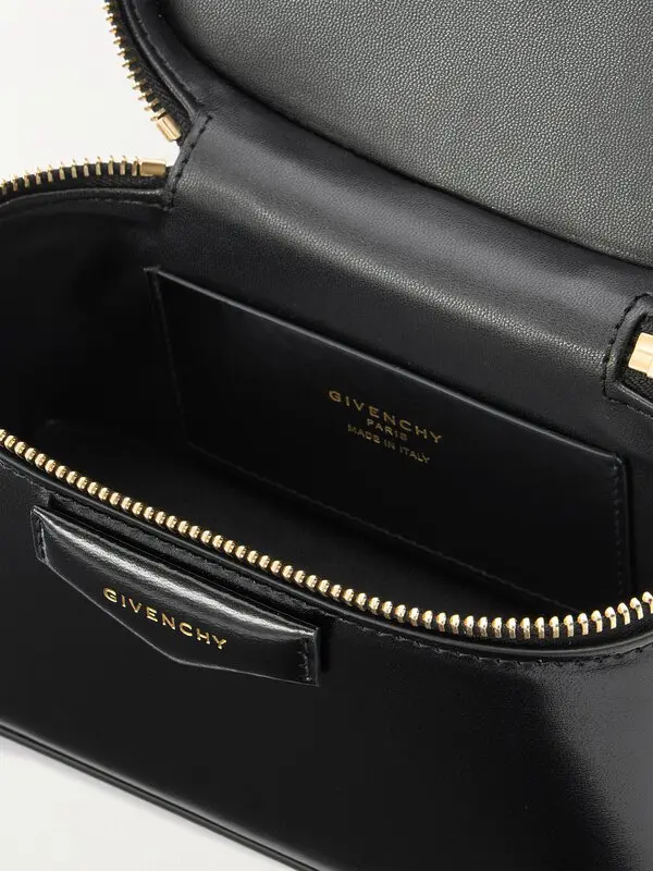 Givenchy Antigona Leather Shoulder Bag - Black