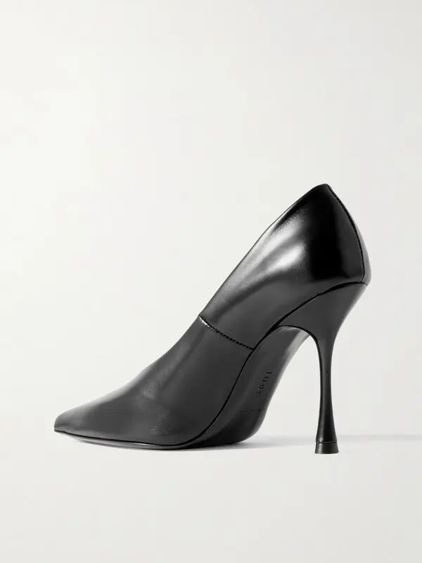 JUDE Kiss Leather Pumps - Black