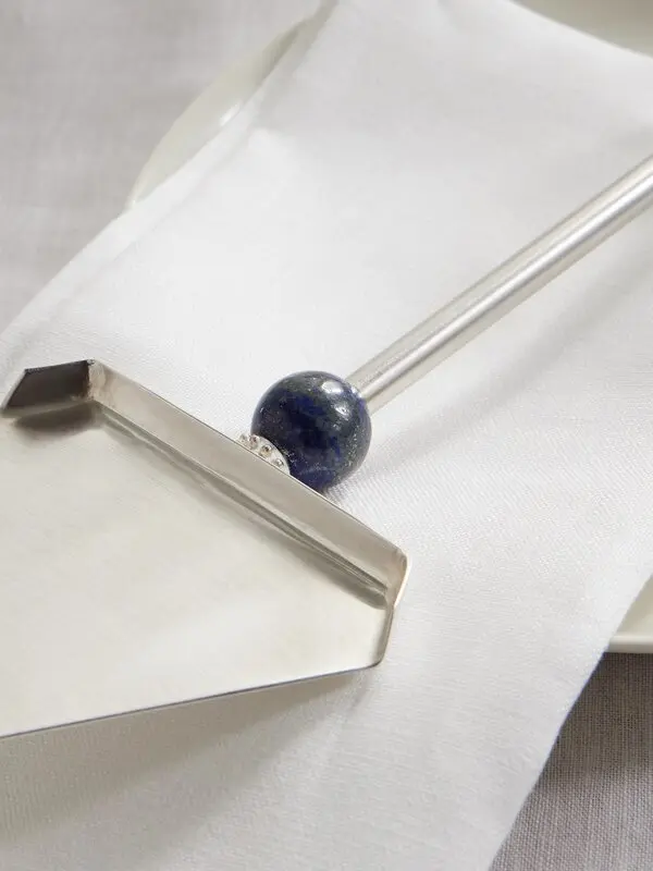 NATALIA CRIADO Multi-stone -plated Cake Server