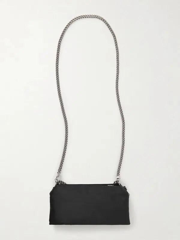 Stella McCartney Falabella Sequin-embellished Satin Shoulder Bag