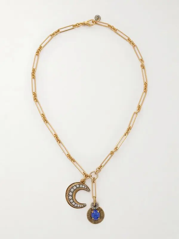 Maison Mayle Soli Luna Gold-plated Necklace - Multi