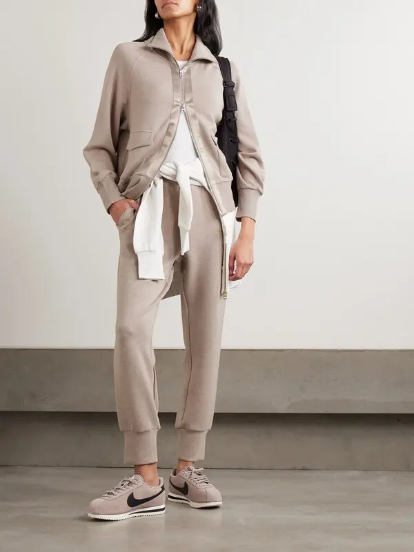 Varley The Slim Cuff Doublesoft Track Pants - Neutrals