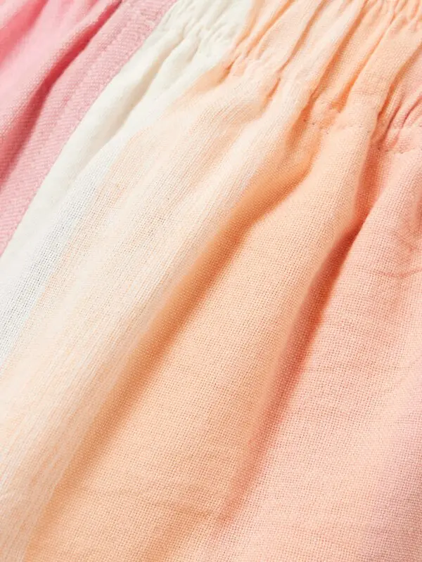 MARRAKSHI LIFE Striped Cotton Shorts - Pink