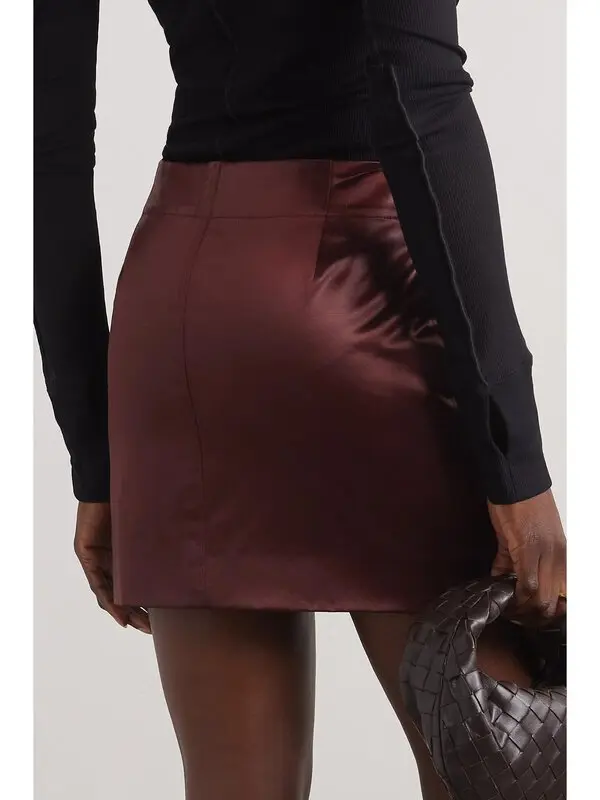 Gauchère Cotton-blend Sateen Mini Skirt