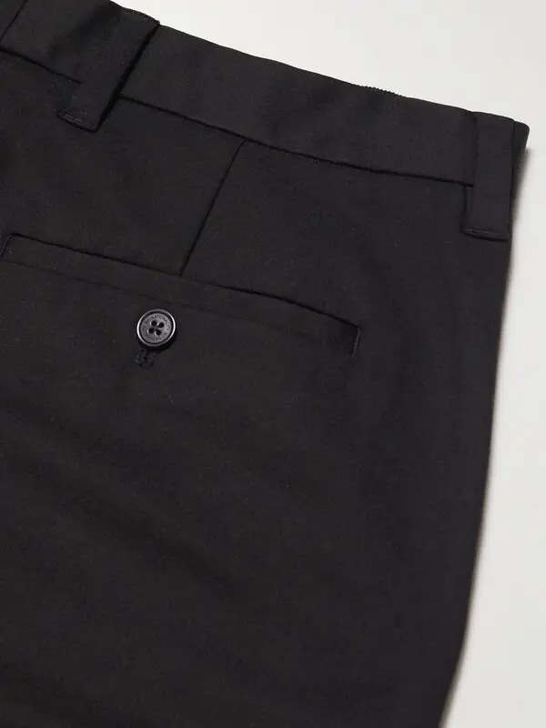 Nn07 Paw 1089 Straight-leg Cotton-blend Twill Trousers