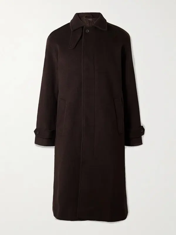 Nn07 Gibson 8448 Woven Coat - Brown