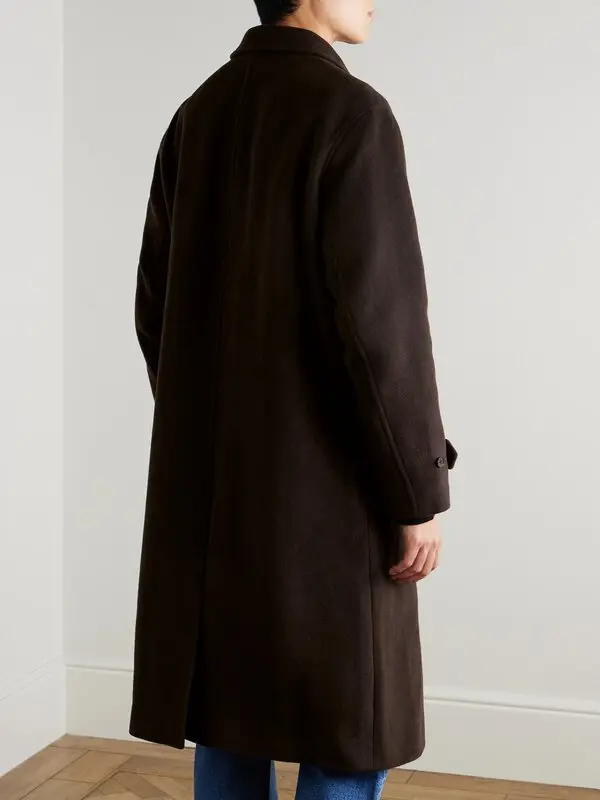 Nn07 Gibson 8448 Woven Coat - Brown