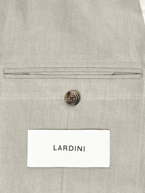 LARDINI Linen Blazer - Green