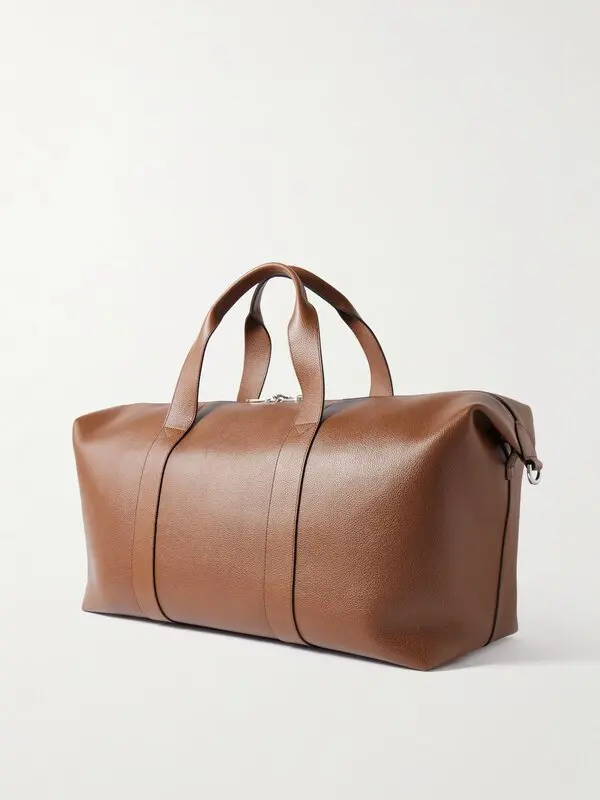 Mulberry Heritage Medium Clipper Full-grain Leather Weekend Bag