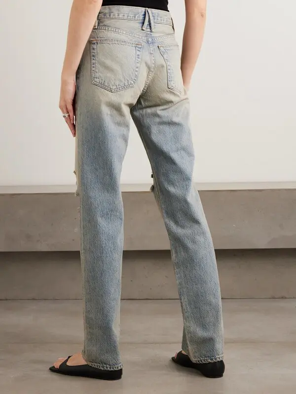 SLVRLAKE Sophie Long Mid-rise Straight-leg Jeans