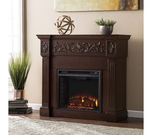 SEI FURNITURE Sei Calvert Electric Fireplace