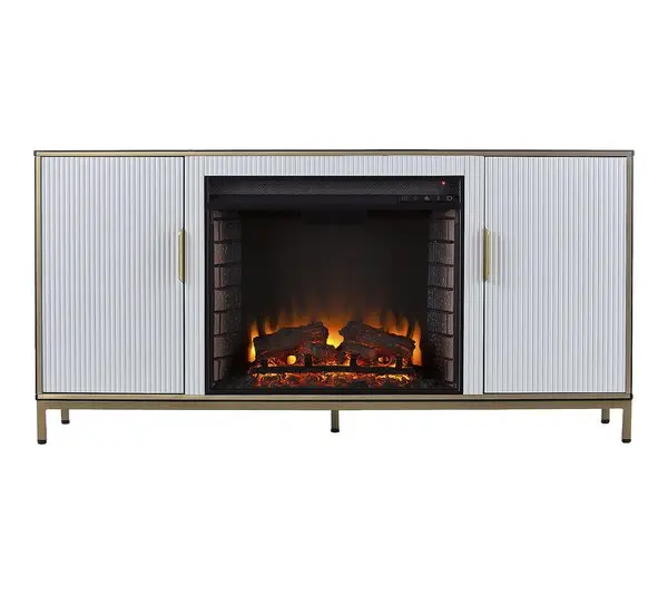 SEI FURNITURE Sei Daltaire Storage Electric Fireplace - One-color