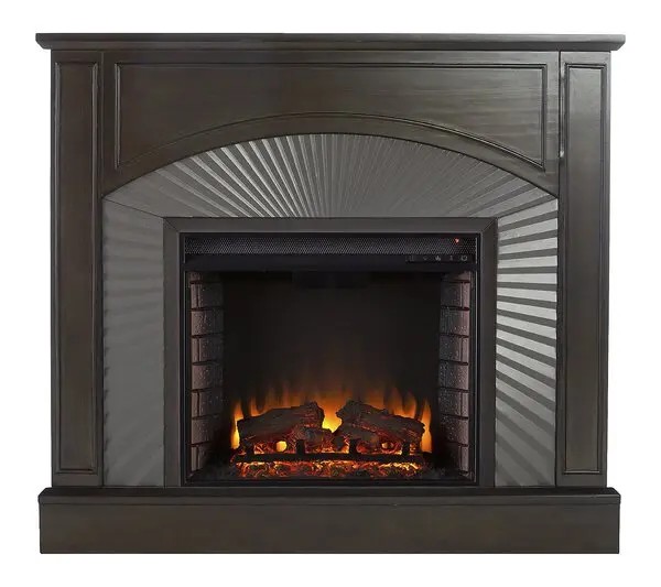 SEI FURNITURE Sei Billingsdon Freestanding Electric Fireplace - One-color