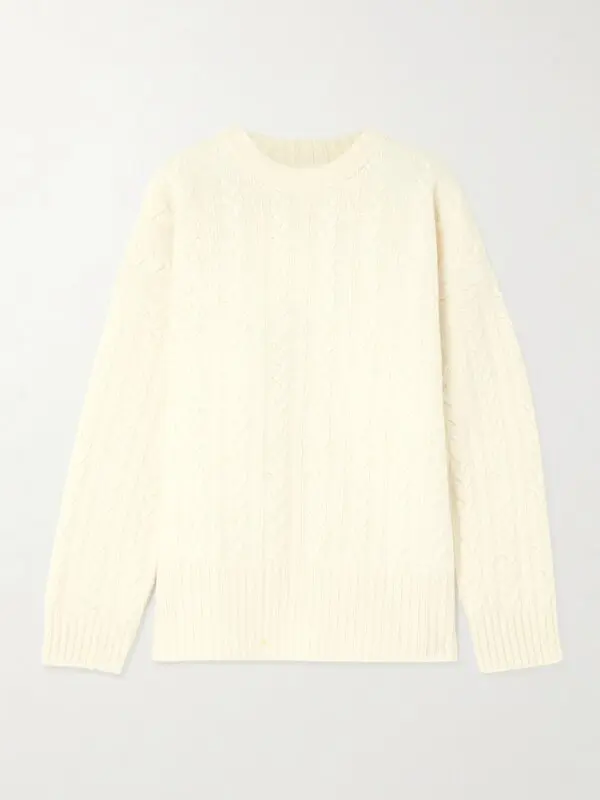 RÓHE Cable-knit Wool Sweater