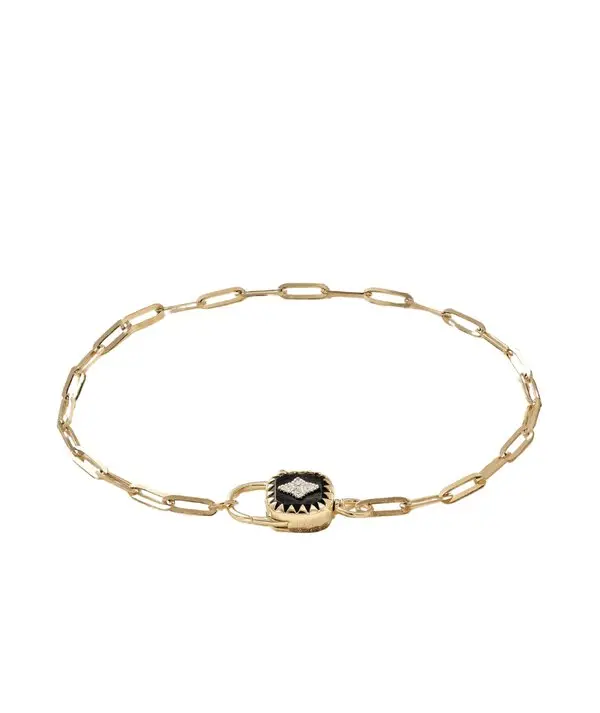 Pascale Monvoisin Ginger 9-karat Resin, And Diamond Bracelet - Gold