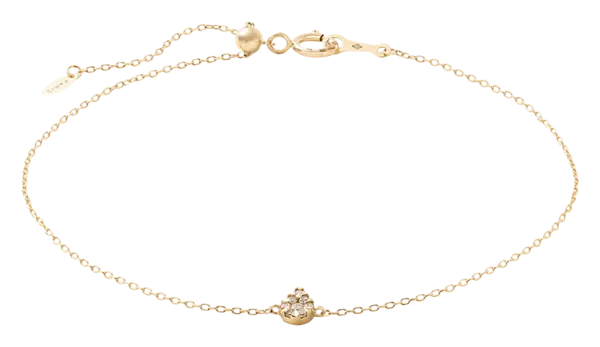 PERSEE Floating 18-karat Diamond Bracelet - Gold