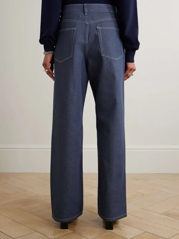 RÓHE High-rise Wide-leg Jeans