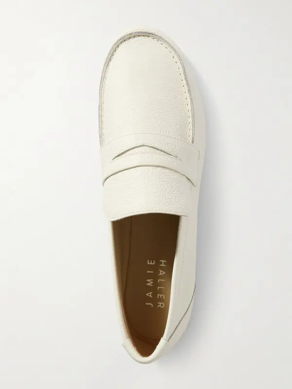 JAMIE HALLER Leather Loafers