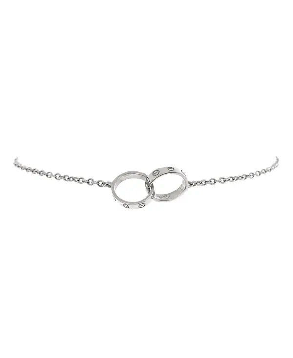 CARTIER Love Interlocking Bracelet - White