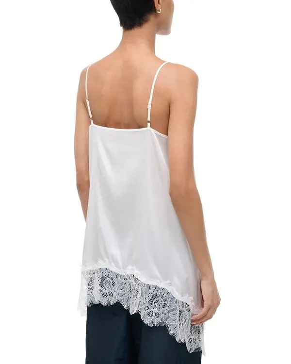 Staud Chloe Silk Blend Cami - Ivory