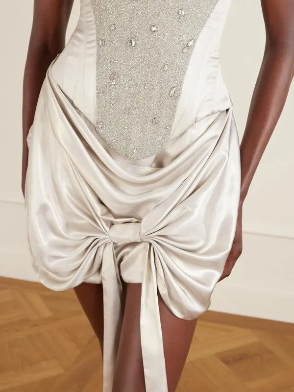 silver convertible dress Poly USA 7022