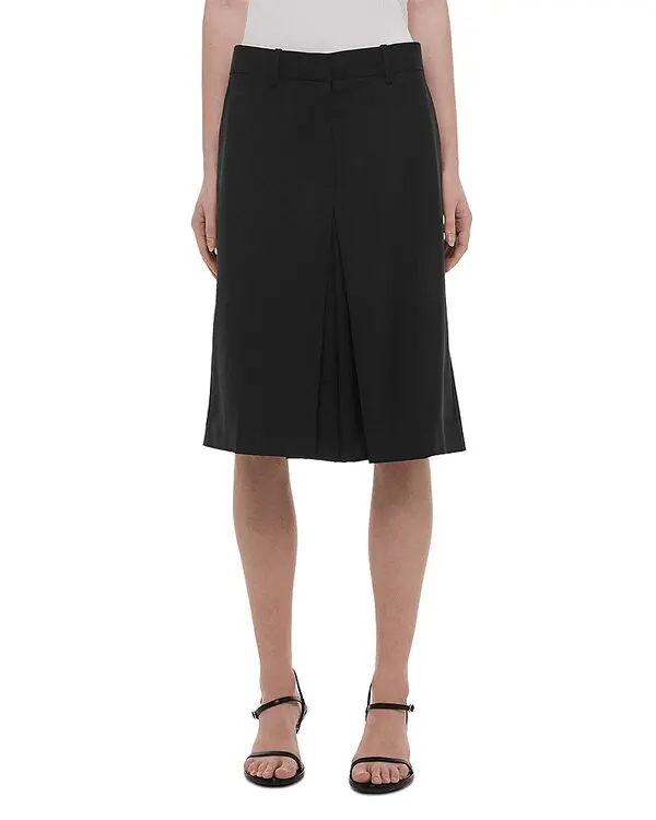 Helmut Lang Gab Wool Skirt