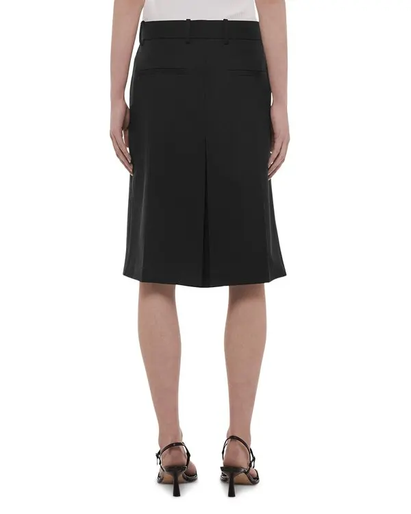 Helmut Lang Gab Wool Skirt