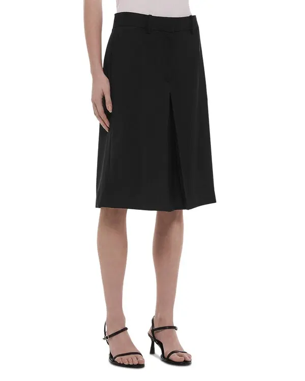 Helmut Lang Gab Wool Skirt