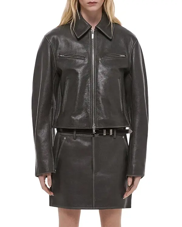Helmut Lang Leather Biker Jacket