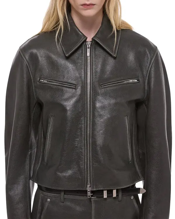 Helmut Lang Leather Biker Jacket