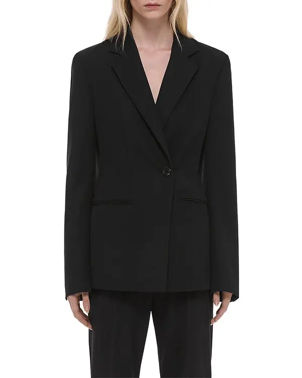 Helmut Lang Gab Wool Blazer