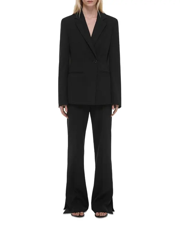 Helmut Lang Gab Wool Blazer